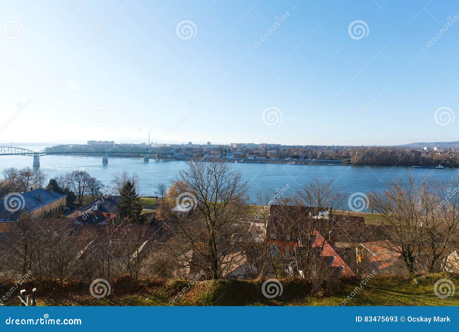 Danube riverside stock image. Image of rock, landscape - 83475693