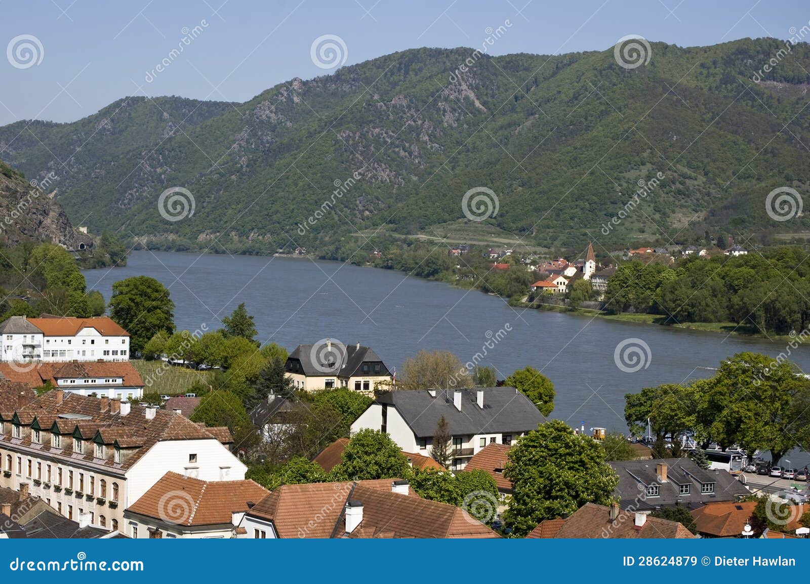 Danube Valley in Austria stock image. Image of austria - 28624879