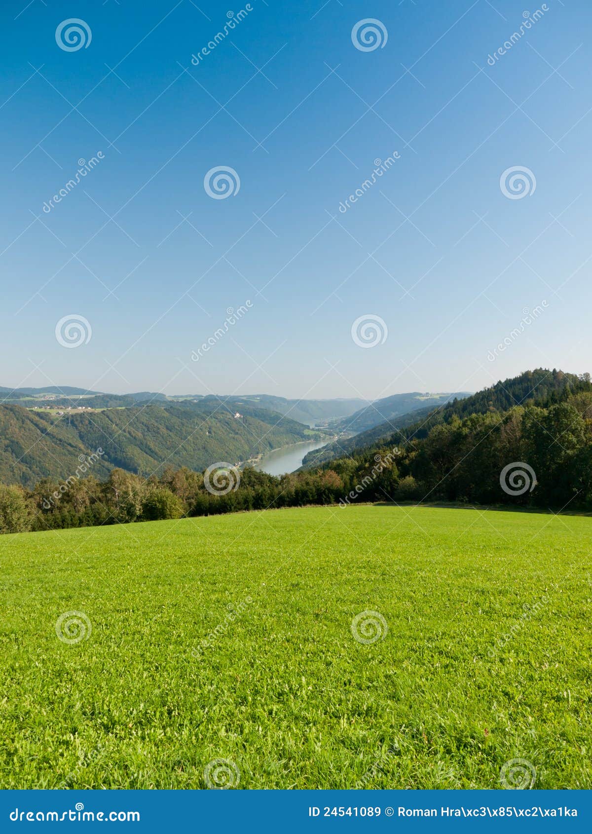 Danubian country stock image. Image of forest, peaceful - 24541089