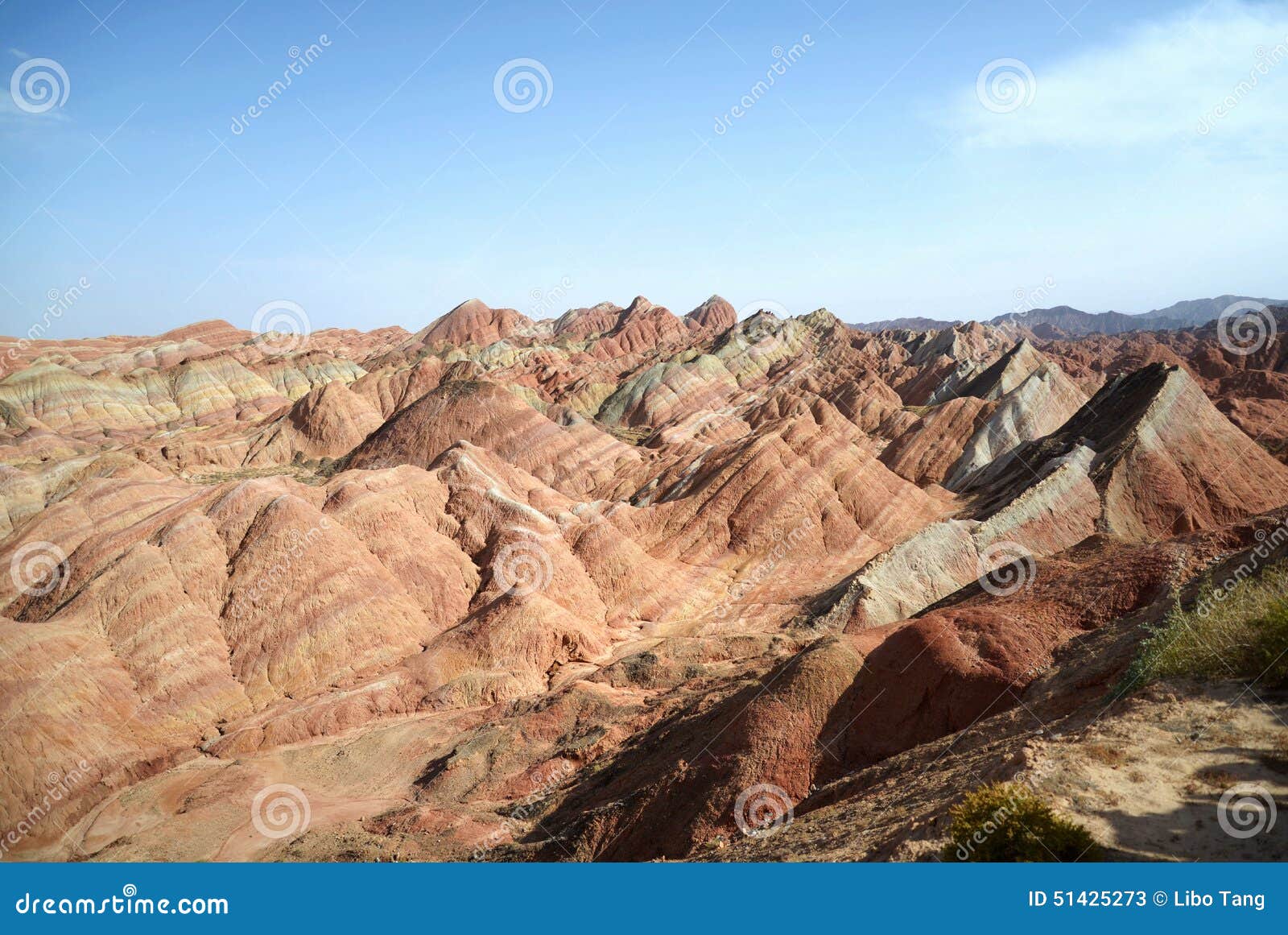 Danxia landform stock image. Image of sandstone, china - 51425273