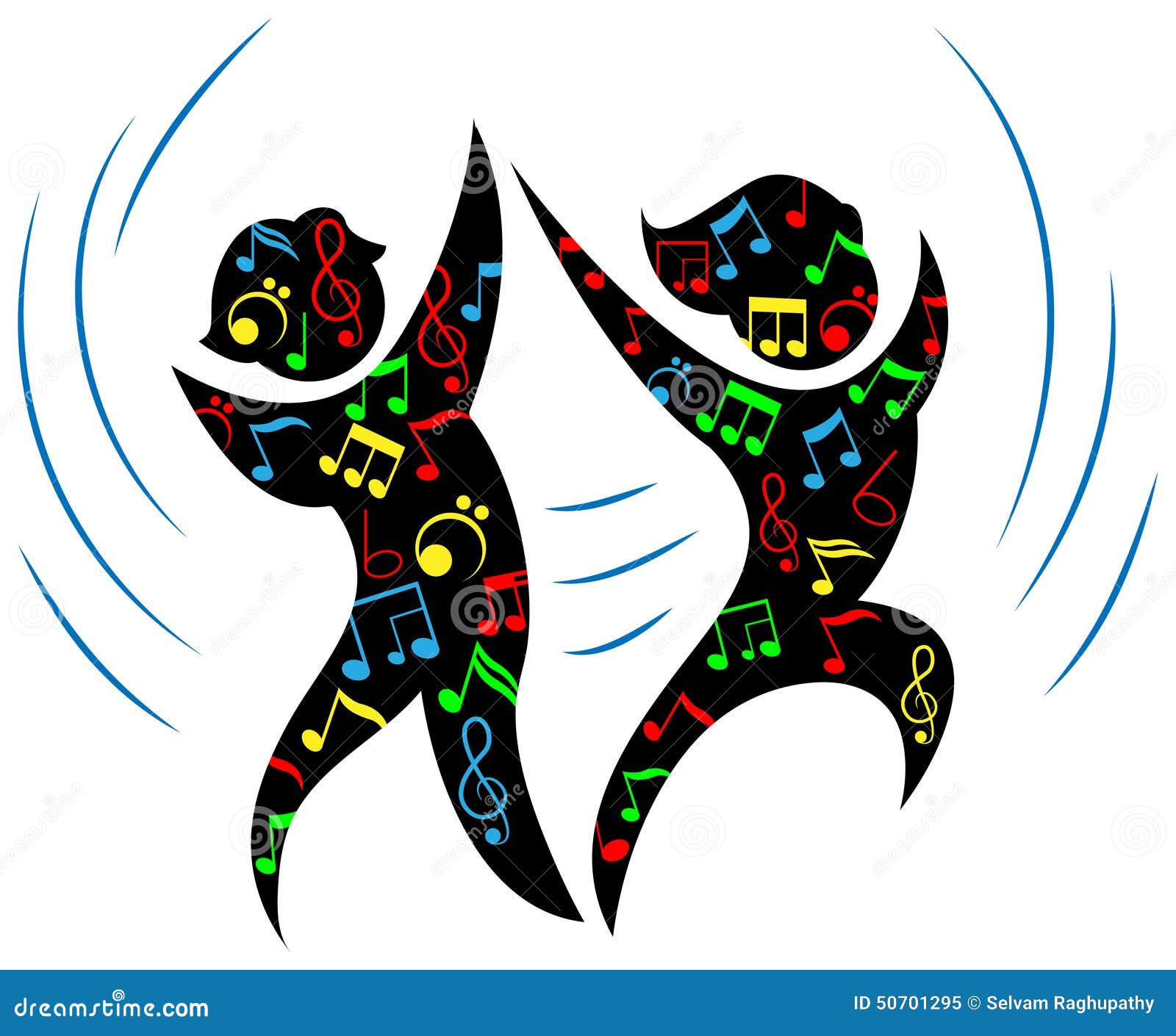 Danza con música ilustración del vector. Ilustración de hospitalidad ...