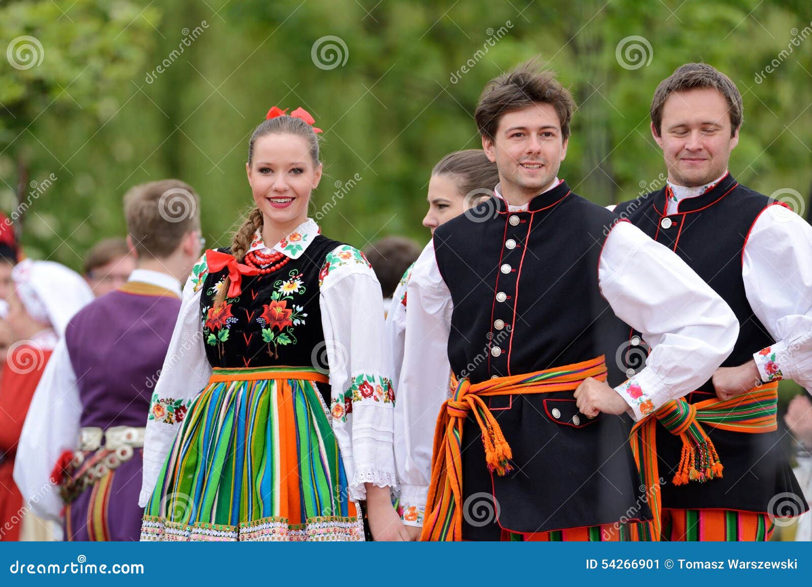 Danza Popolare Tradizionale Polacca Fotografia Editoriale - Immagine di ...