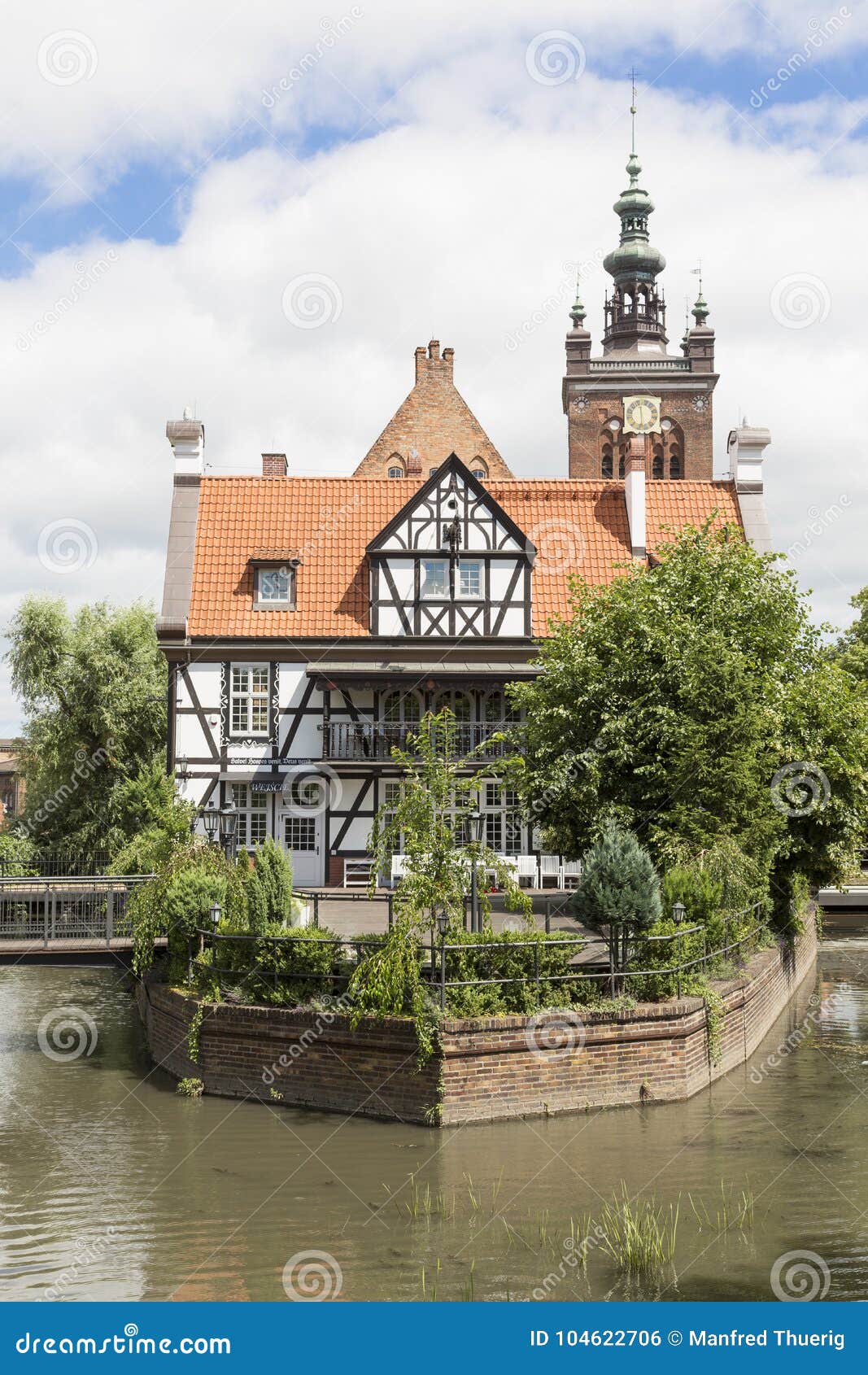 Danzig, Polen - 7. Juli 2016: Miller-` S Haus Dom Mlynarza ...