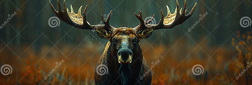 Dapper Moose in Luxury Formal Wear Stock Illustration - Illustration of ...