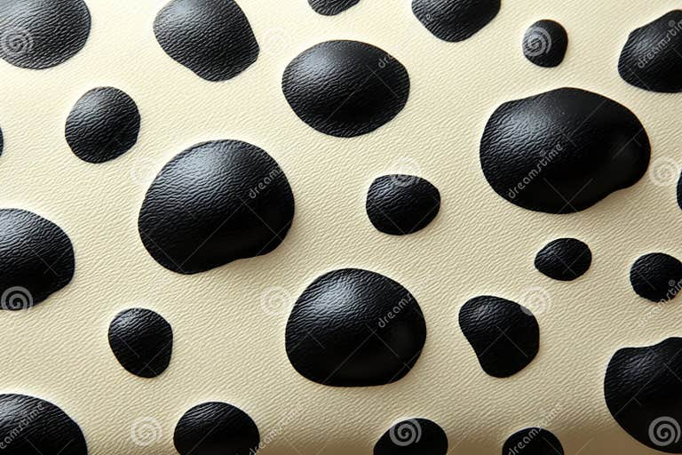 Dappled Pattern of Black and Beige Creates Striking Visual Texture in ...