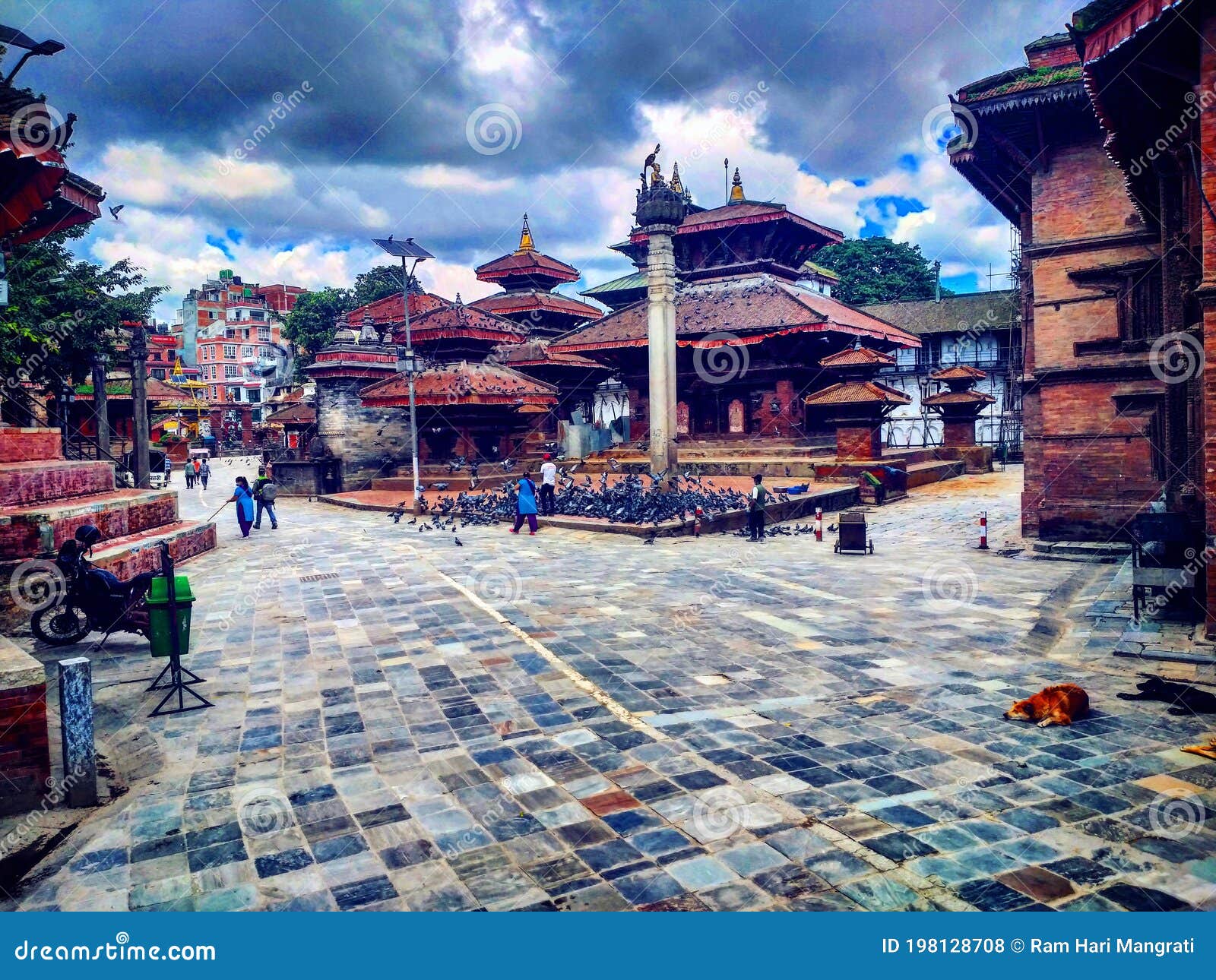 Darbar Square Nepal Beautiful Temples Editorial Stock Photo - Image of ...