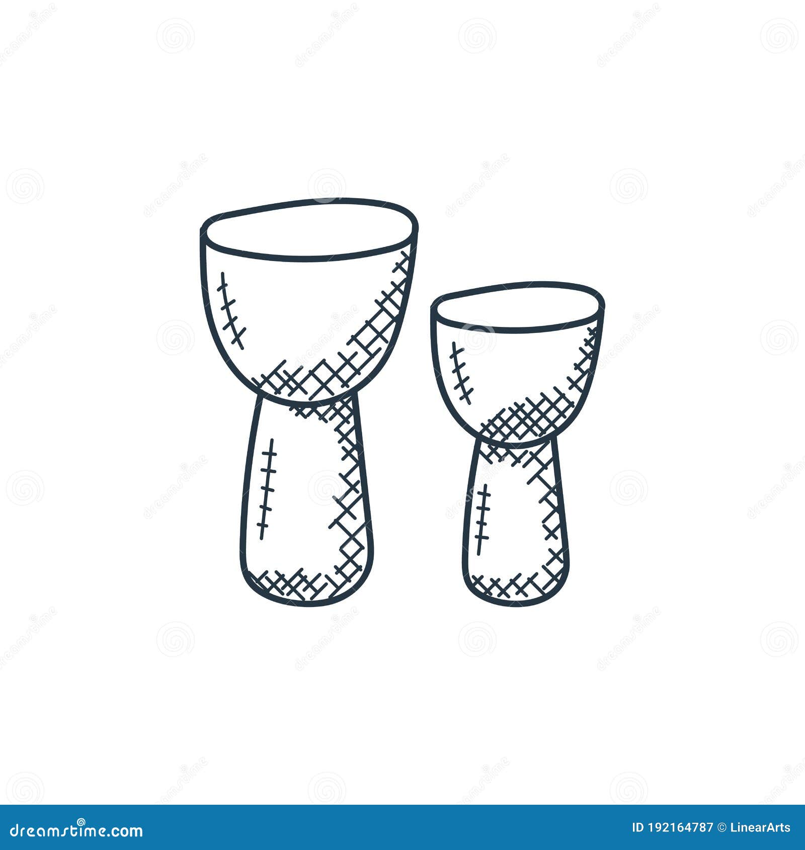 Darbuka Icon Vector from Music Concept. Thin Line Illustration of ...