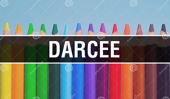 DARCEE Concept with Education and Back To School Concept. Creative ...