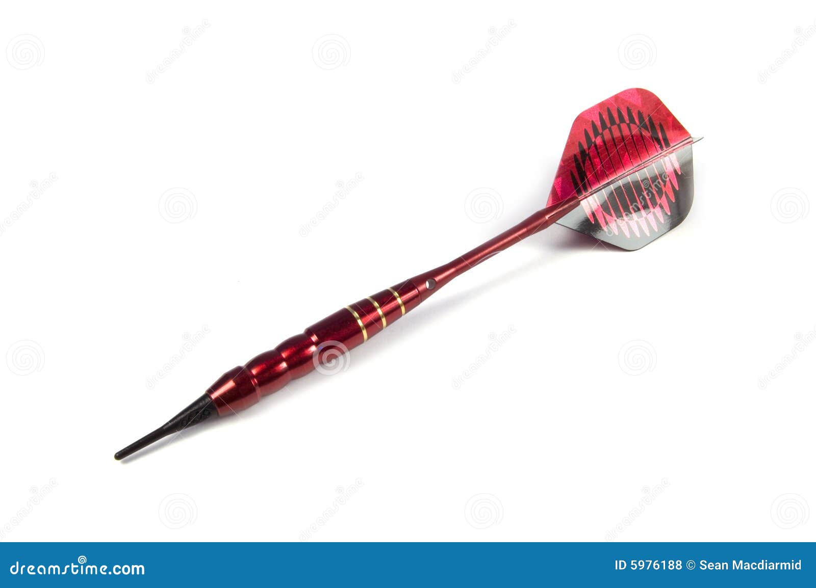 Dard photo stock. Image du amusement, isolement, rouge - 5976188