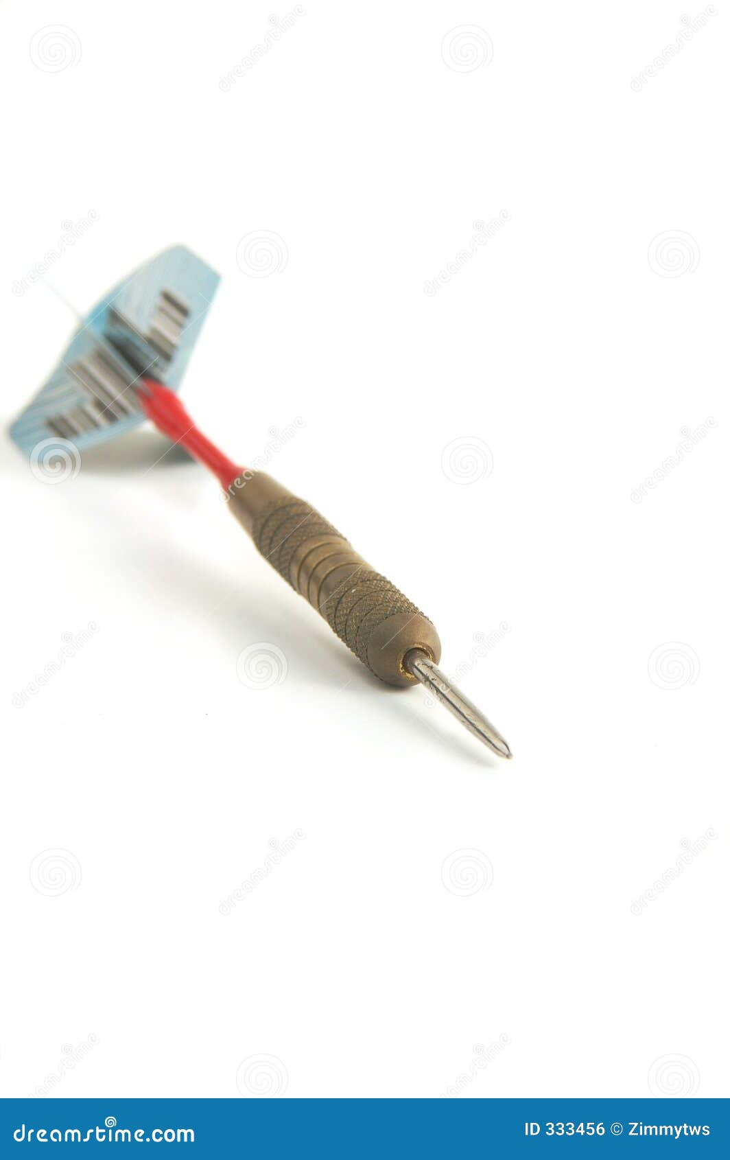 Dard sur le fond blanc photo stock. Image du action, mouche - 333456