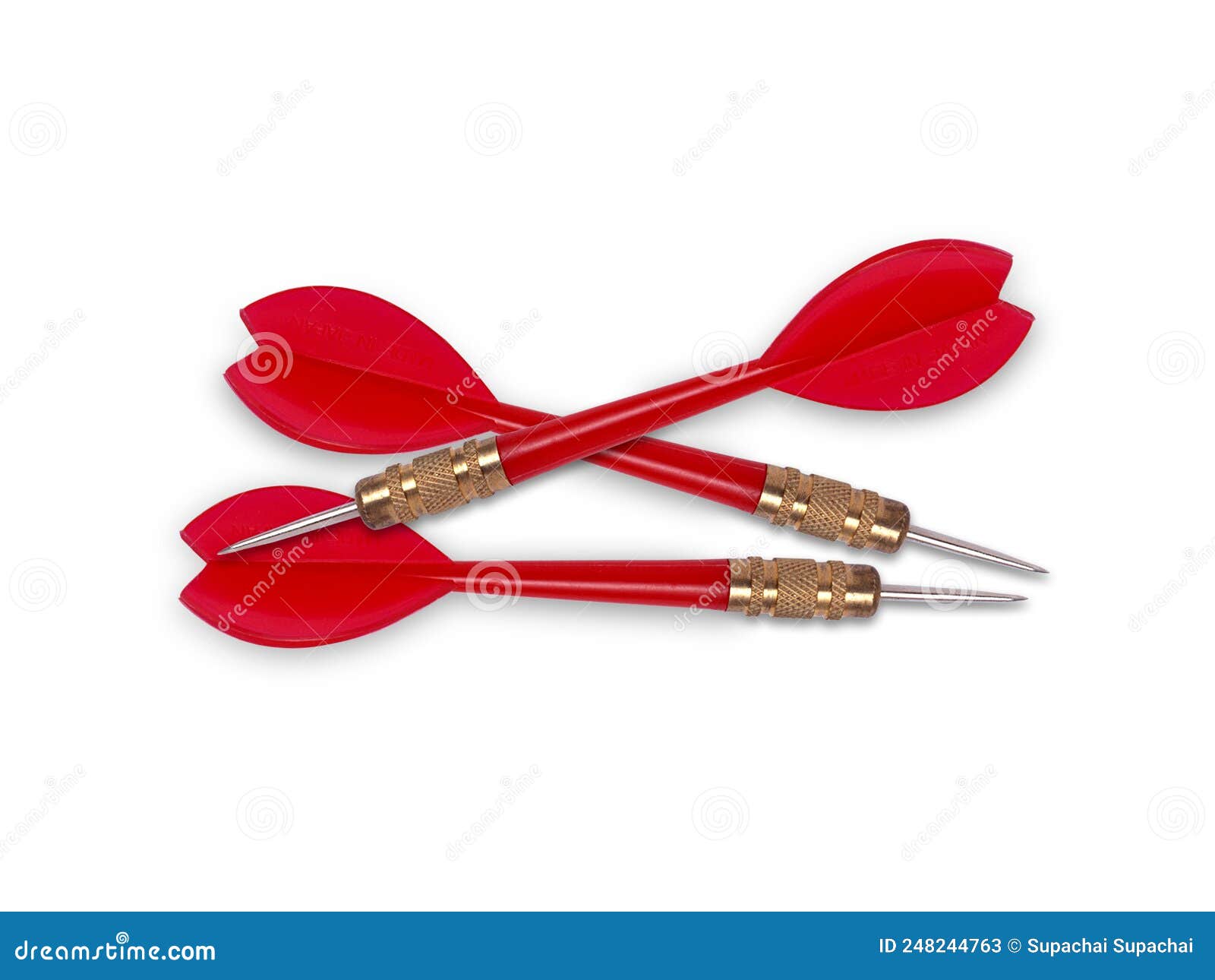 Dardo Isolado Sobre Fundo Branco Imagem de Stock - Imagem de objeto ...