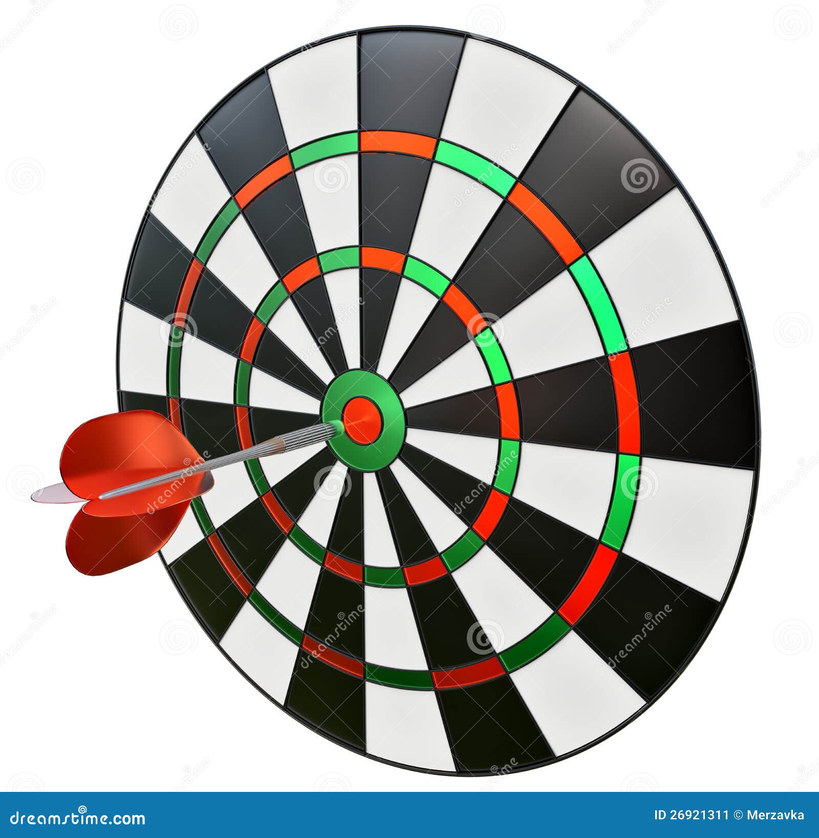 Dardo no centro dos dardos ilustração stock. Ilustração de ostentar ...