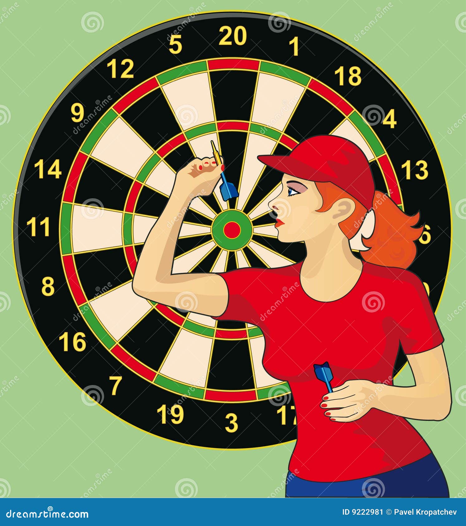 Dardos ilustración del vector. Ilustración de movimiento - 9222981