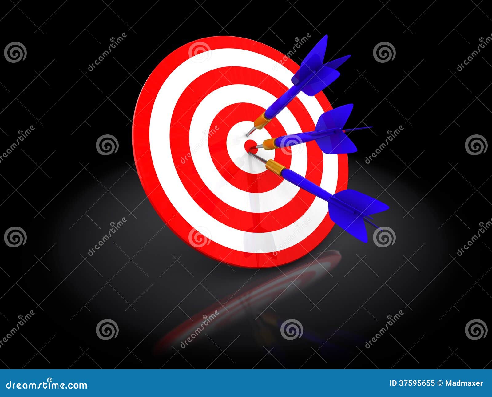 Dards illustration stock. Illustration du idées, bleu - 37595655