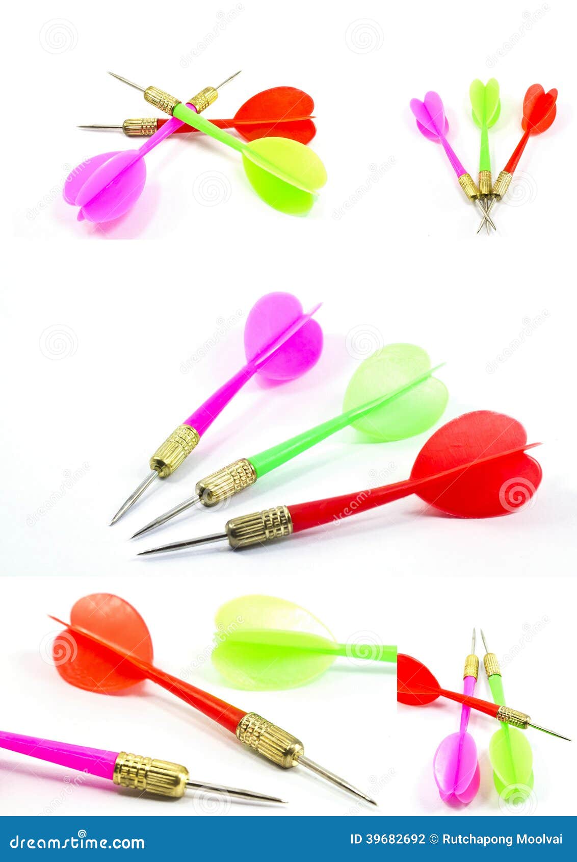 Dards D'isolement Sur Le Fond Blanc Photo stock - Image du affaires ...