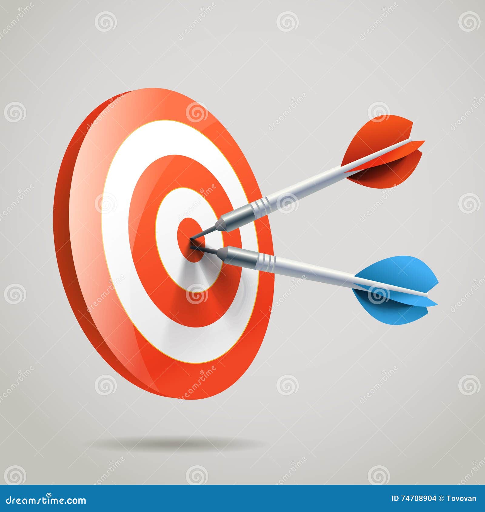 Dards et but Vecteur illustration de vecteur. Illustration du croix ...