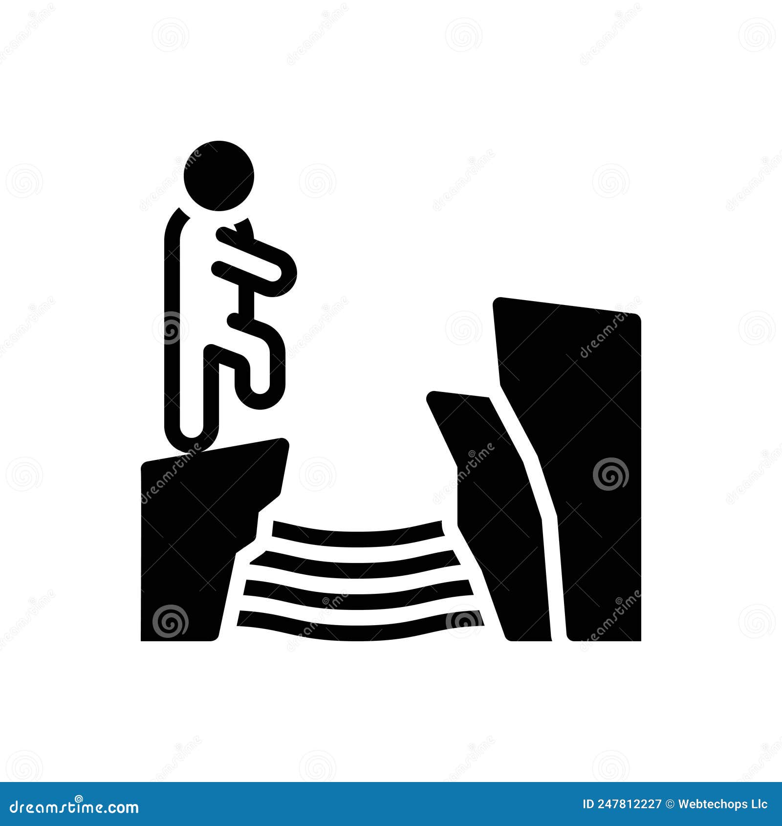 Black Solid Icon for Dare, Daresay and Make Stock Vector - Illustration ...