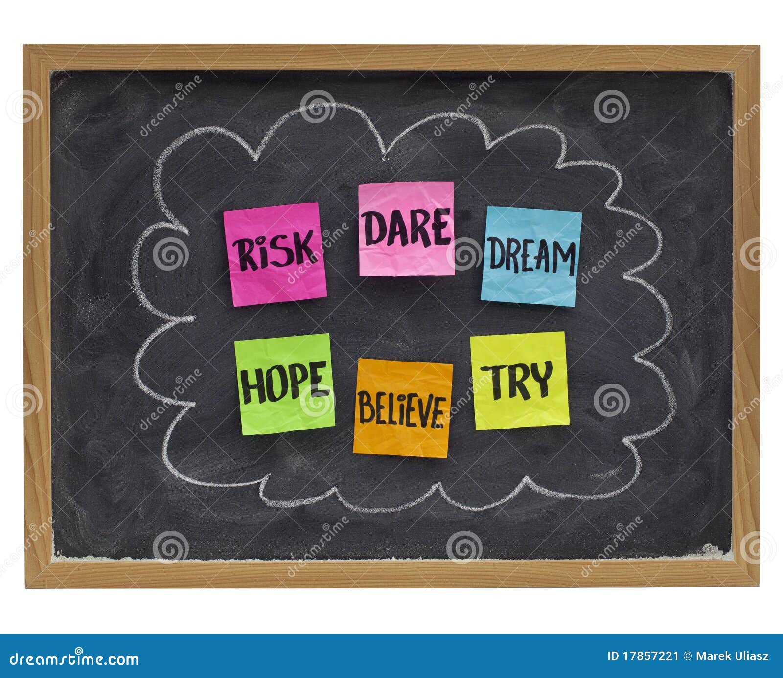 Dare To Try - Motivational Concept Stock Image - Image of clipping ...