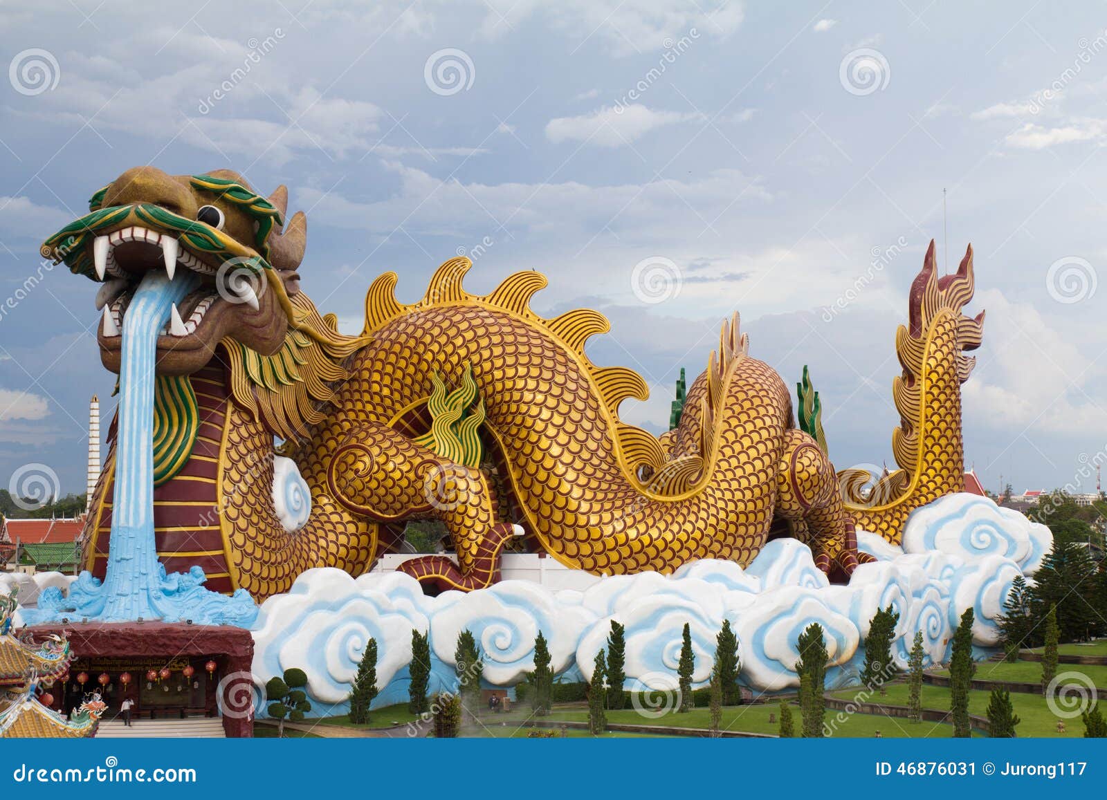 Dargon stock image. Image of city, dragons, design, gold - 46876031