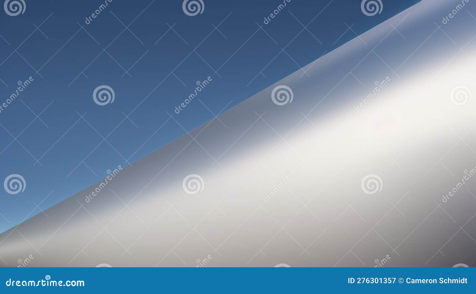 A Daring View of a Plane Flying through a Blue Sky AI Generative Stock ...