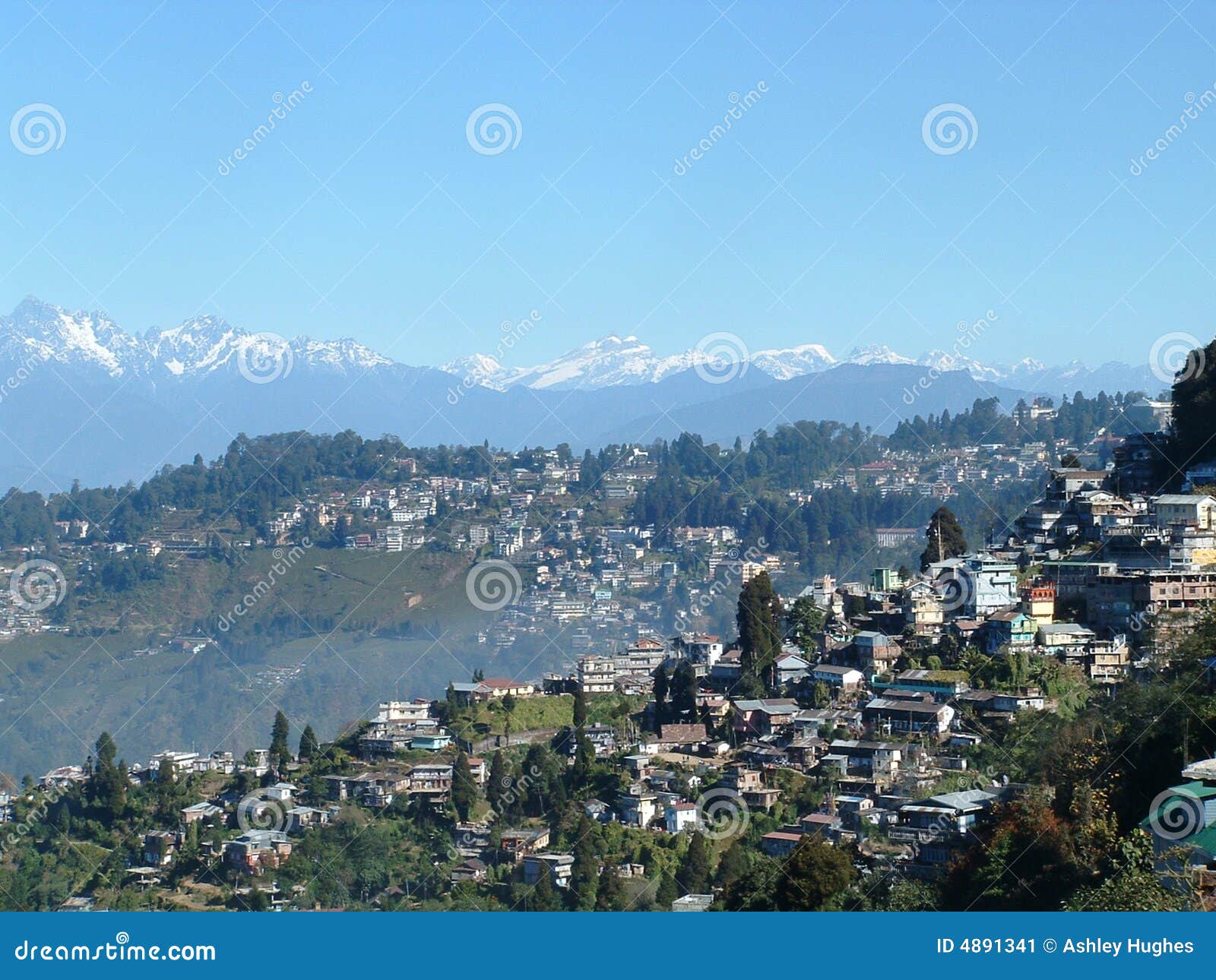 Darjeeling stock image. Image of mountains, trees, asia - 4891341
