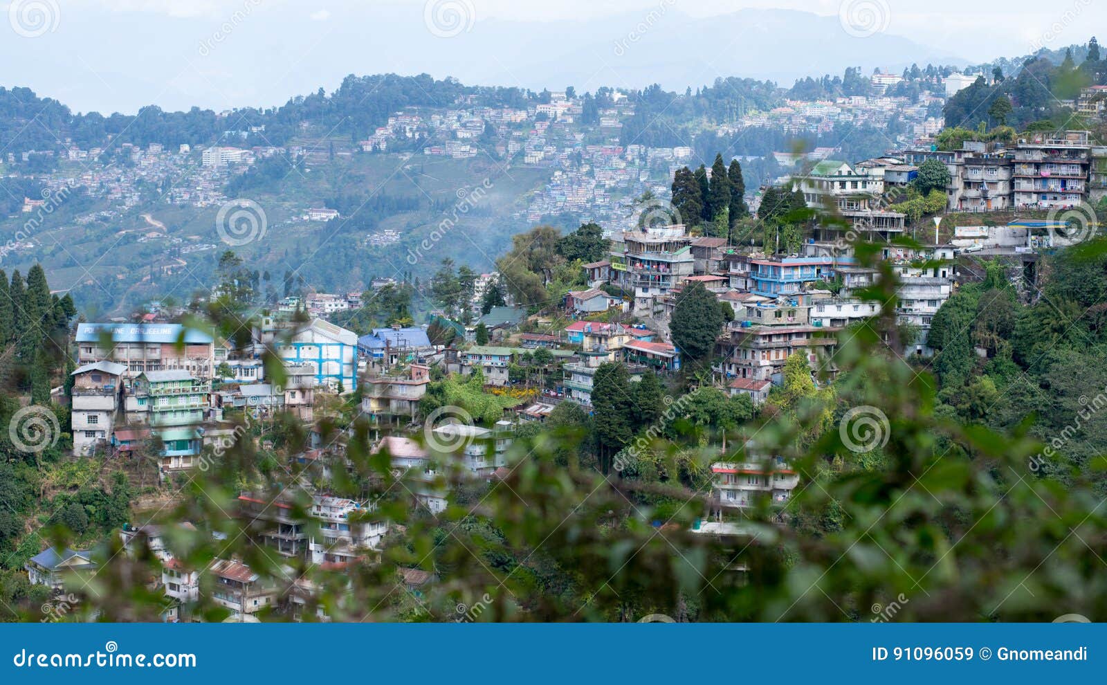 Darjeeling hill town editorial stock image. Image of india - 91096059