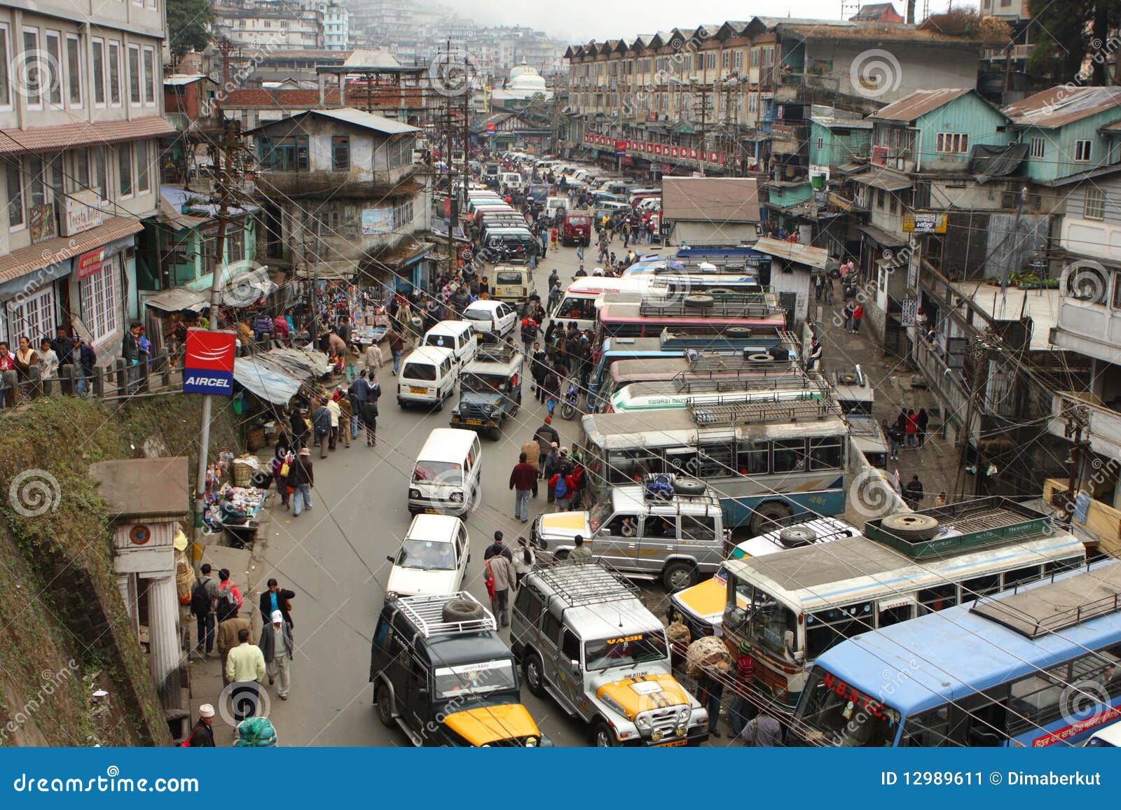 Darjeeling Town, India Editorial Photo - Image: 12989611