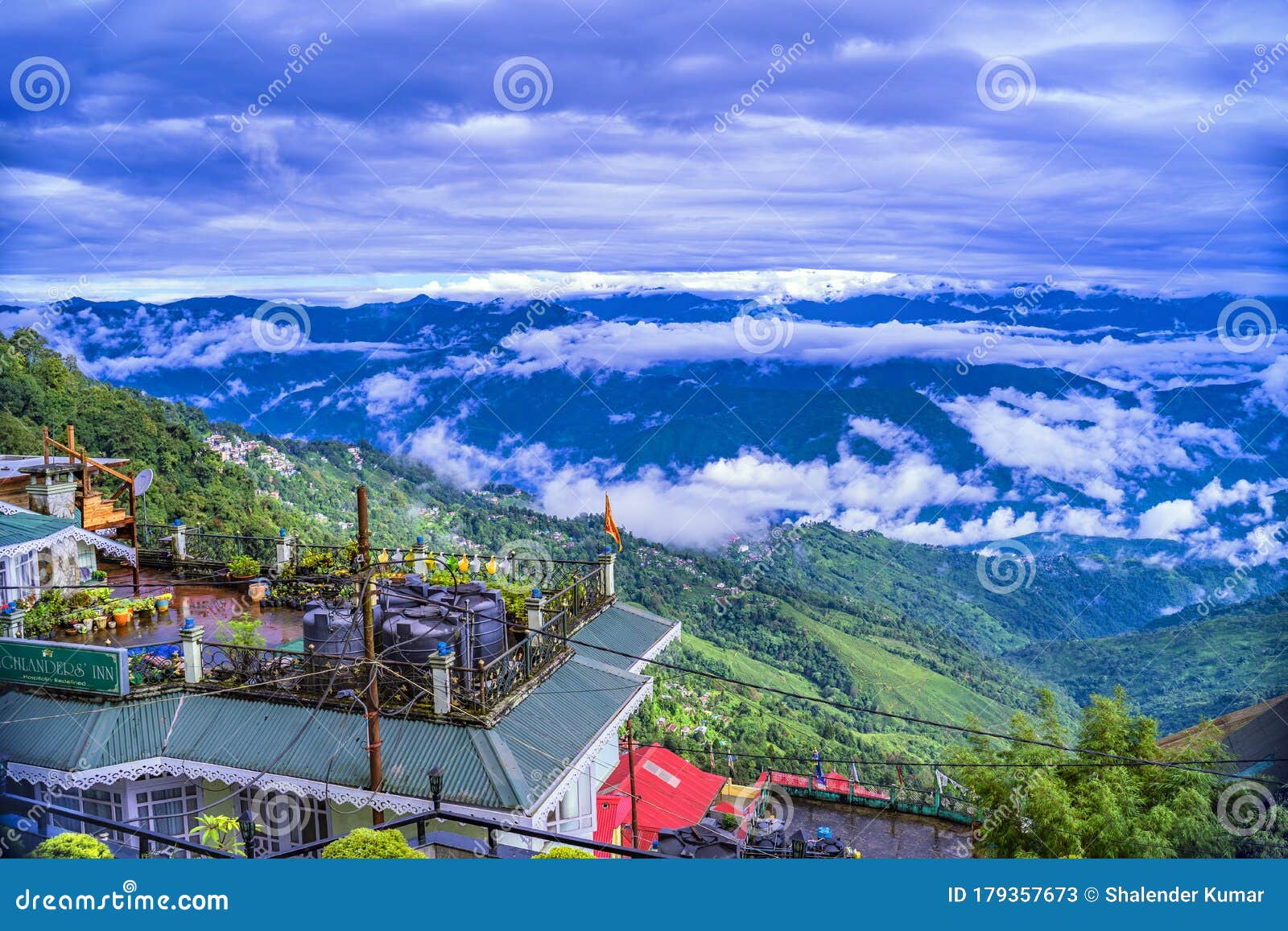Darjeeling is a Town in India`s West Bengal State Stock Image - Image ...