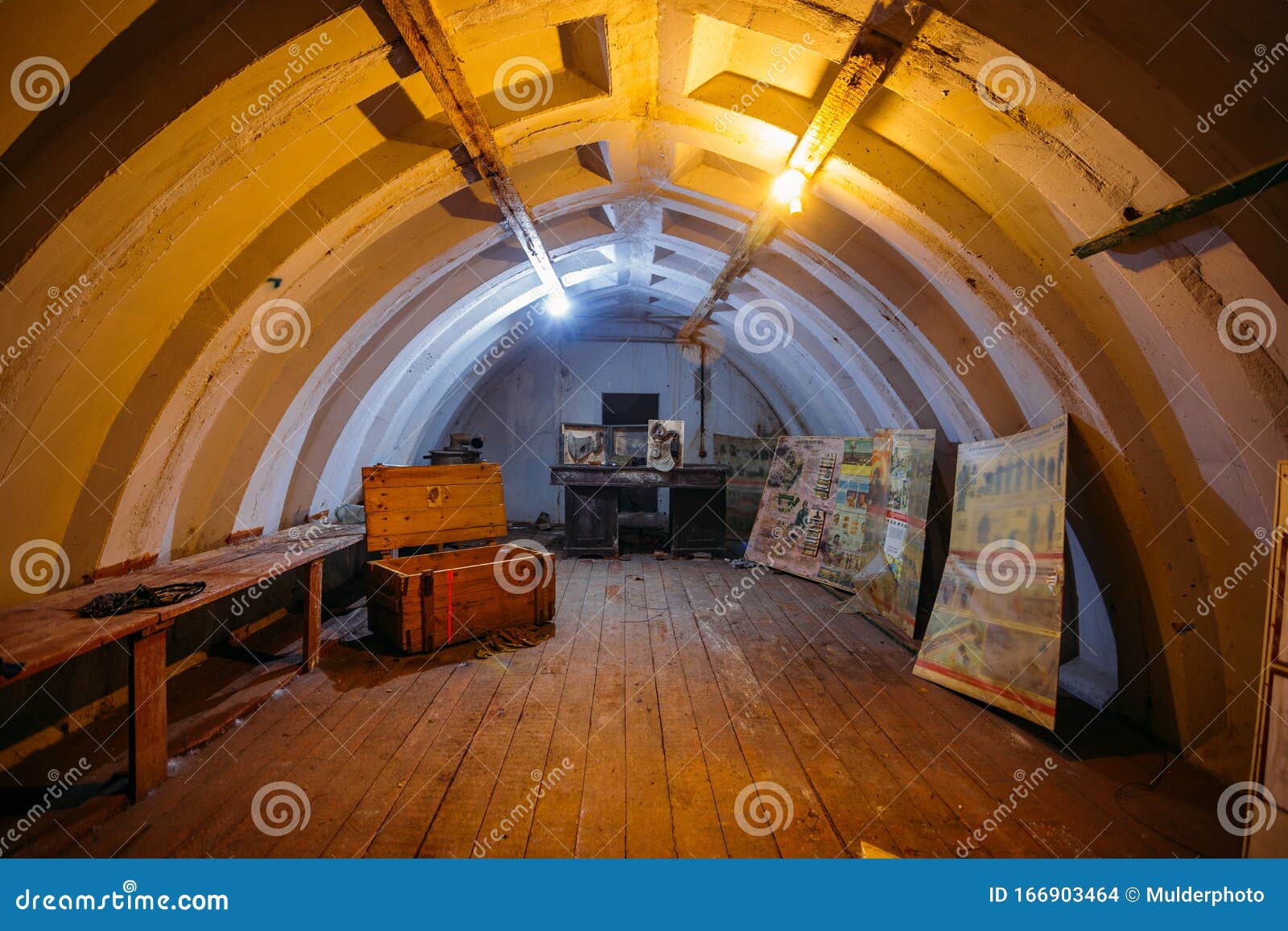 Dark Abandoned Soviet Bunker, Echo of Cold War Editorial Stock Image ...