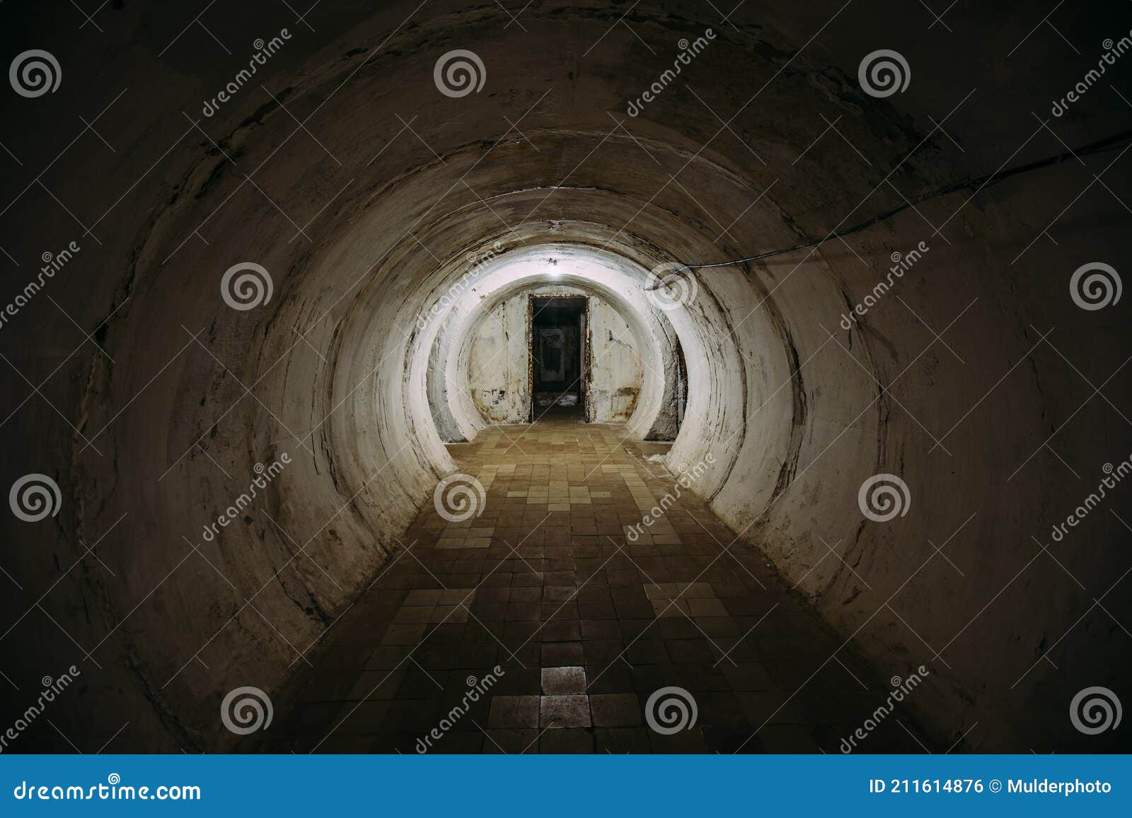 Dark Abandoned Soviet Bunker, Echo of Cold War Stock Photo - Image of ...
