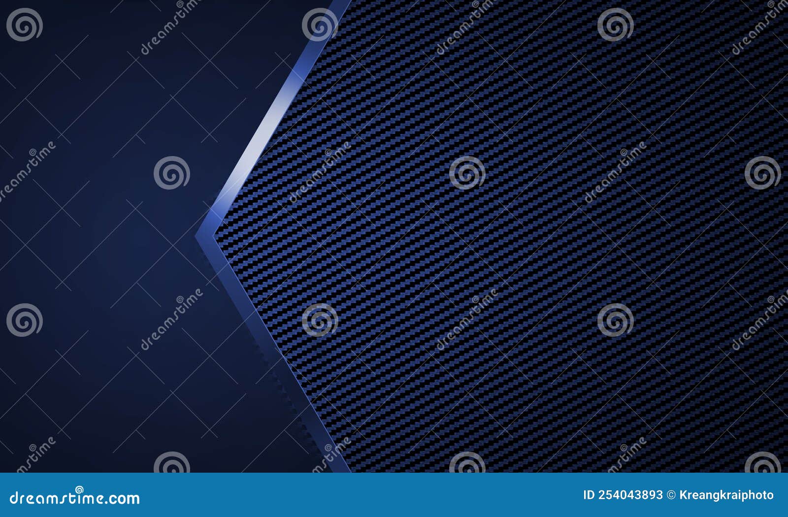 Dark Abstract Background with Blue Arrow Overlap Layers with Silver ...