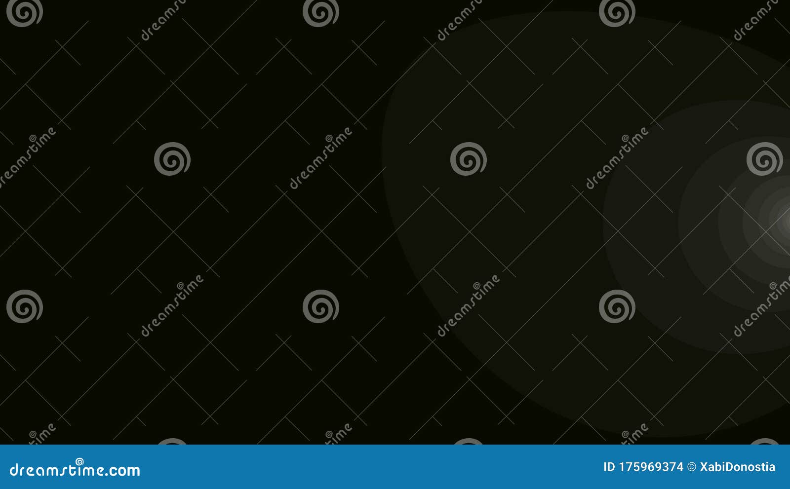 Dark Abstract Background with Circles Stock Illustration - Illustration ...