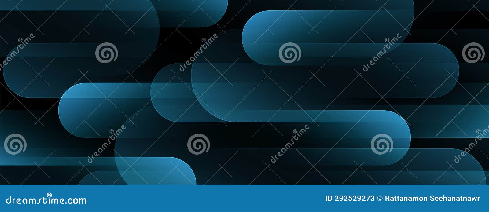 Dark Abstract Background with Glowing Geometric. Modern Shiny Blue ...