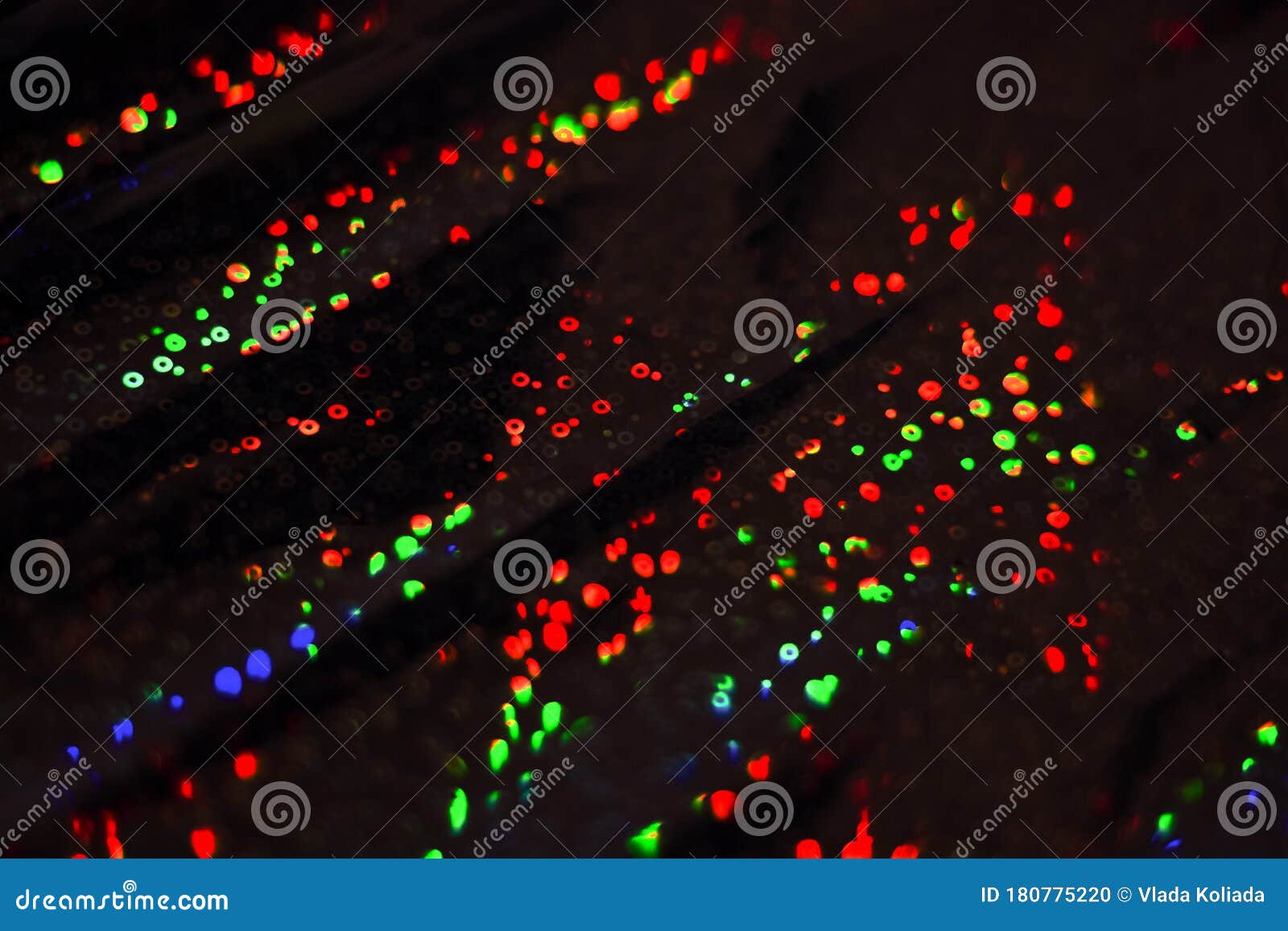 Dark Abstract Background with Overflow, Multicolored, Rainbow Bokeh and ...