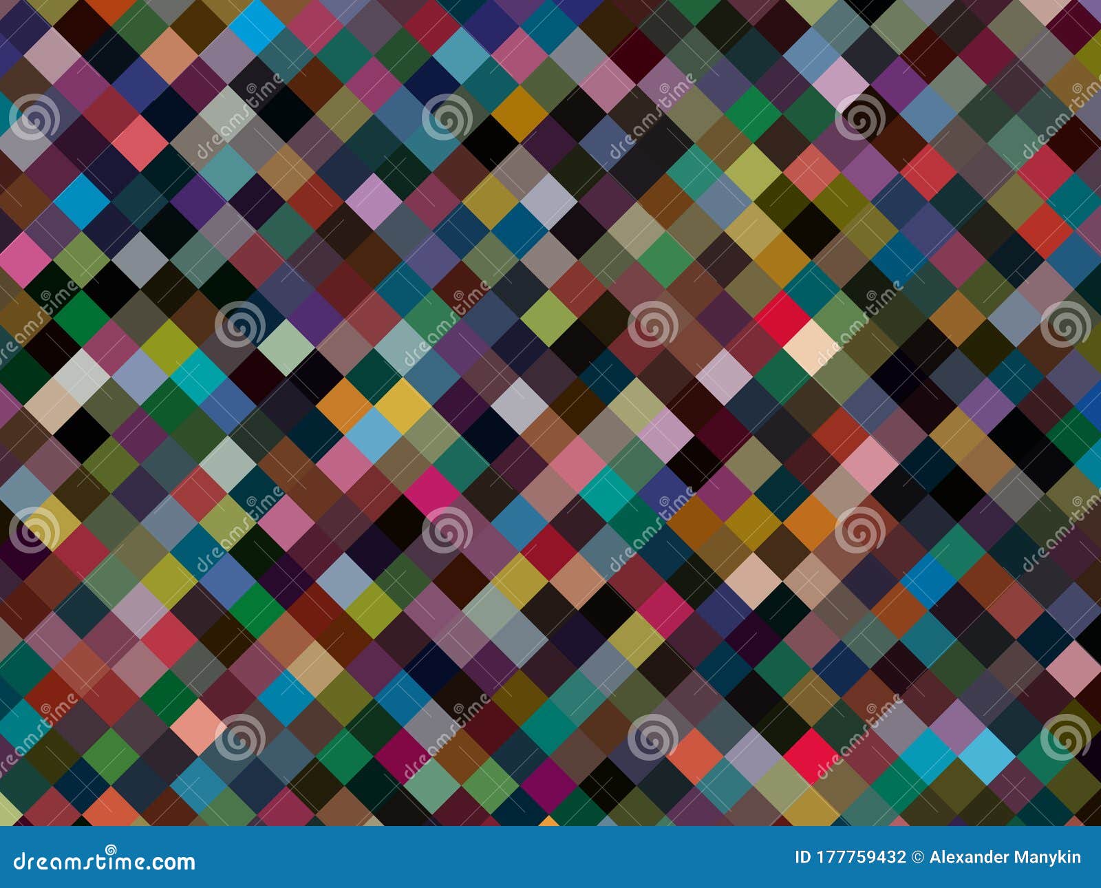 Dark Abstract Background Polygon. Bricks Stock Vector - Illustration of ...