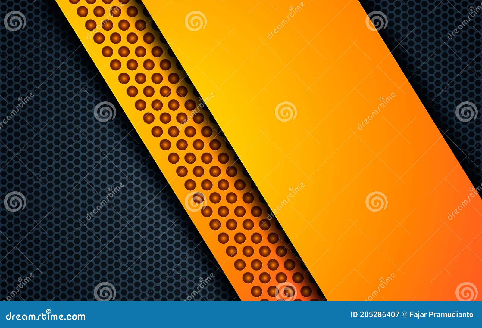 Dark Abstract Background with Yellow Shape. Black Hexagon Texture ... Dark Abstract Background with Yellow Shape. Black Hexagon Texture ...