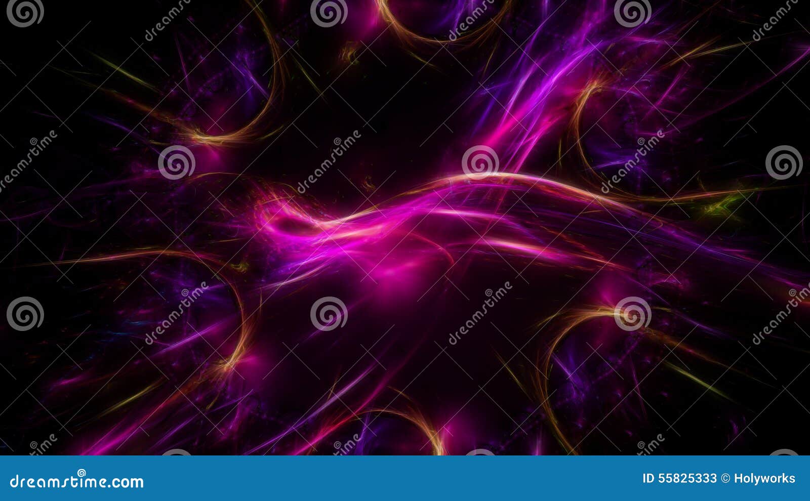 Dark Abstract Cosmic Energy Background Stock Illustration ...