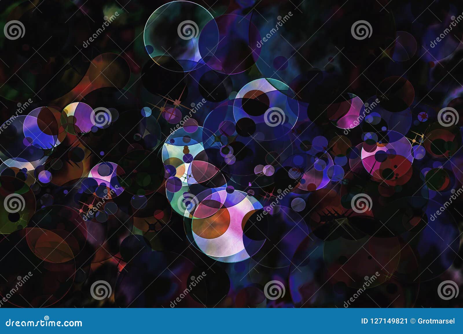 Dark Abstract Defocused Pattern Wallpaper. Stock Illustration ...