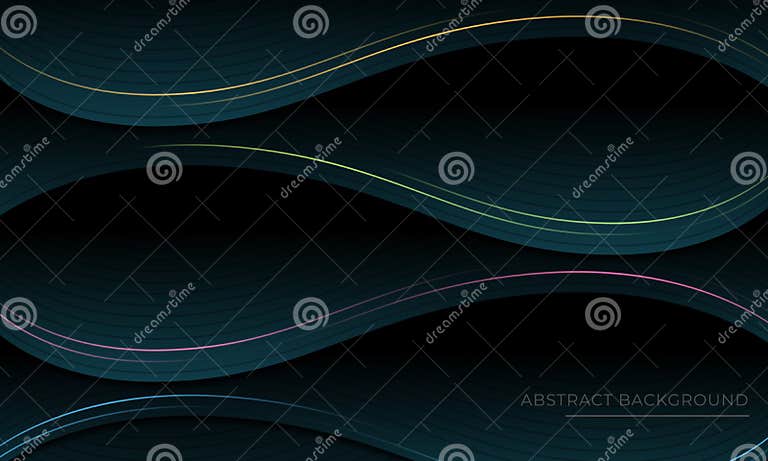 Dark Abstract Empty Background Design for Many Purpose Stock Vector ...