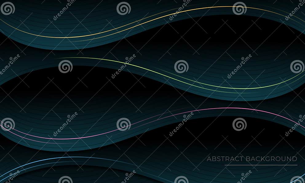 Dark Abstract Empty Background Design for Many Purpose Stock Vector ...