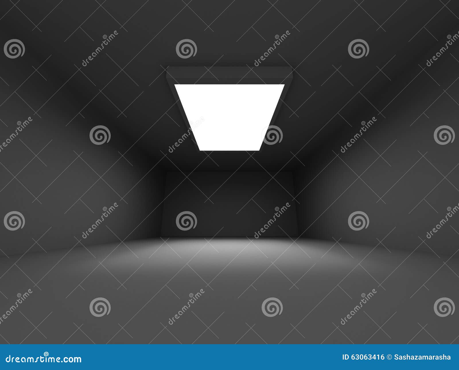 Dark Abstract Empty Room Interior Stock Illustration - Illustration of ...