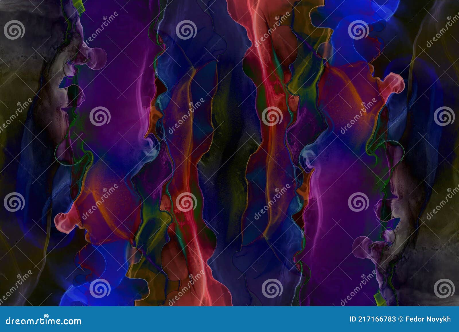 Dark Abstract Hand-drawn with Digital Processing Texture Stock Image ...