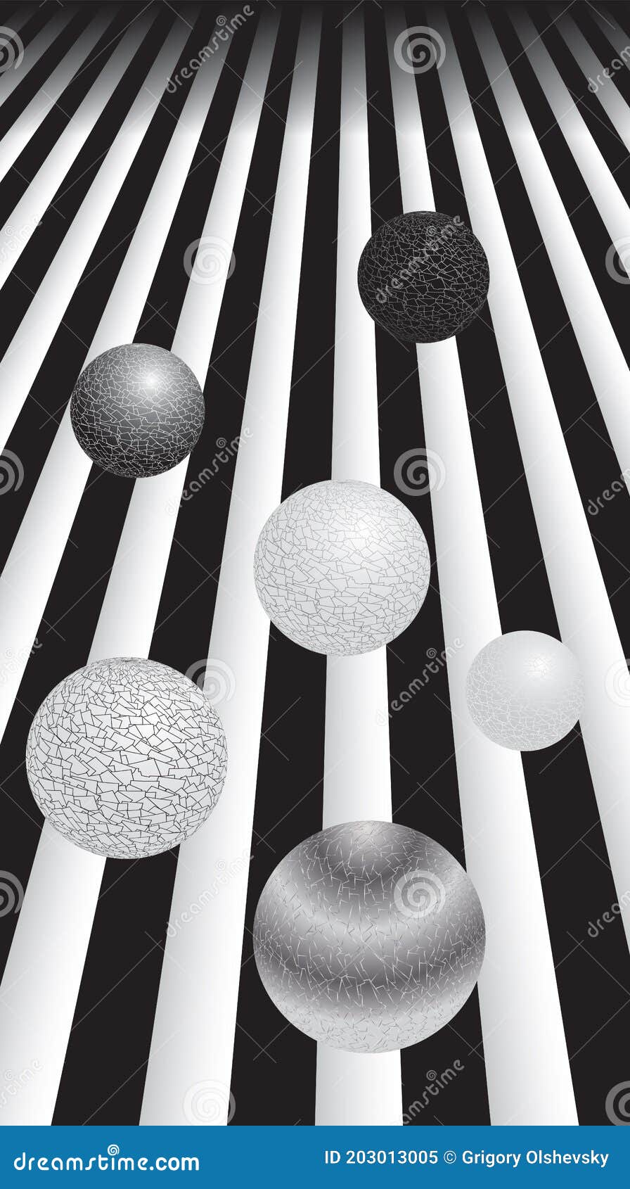 Dark Abstract Paint Background with Spheres. Screen Vector Design for ...