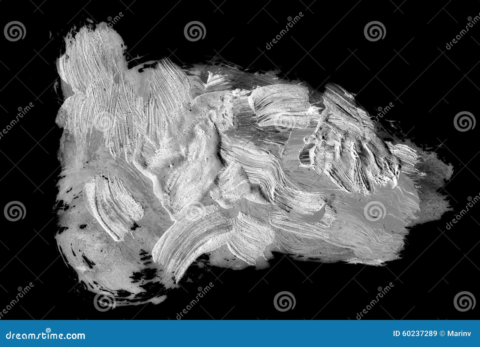 Dark Abstract Painting Painted with Acrylic Paints Stock Illustration ...