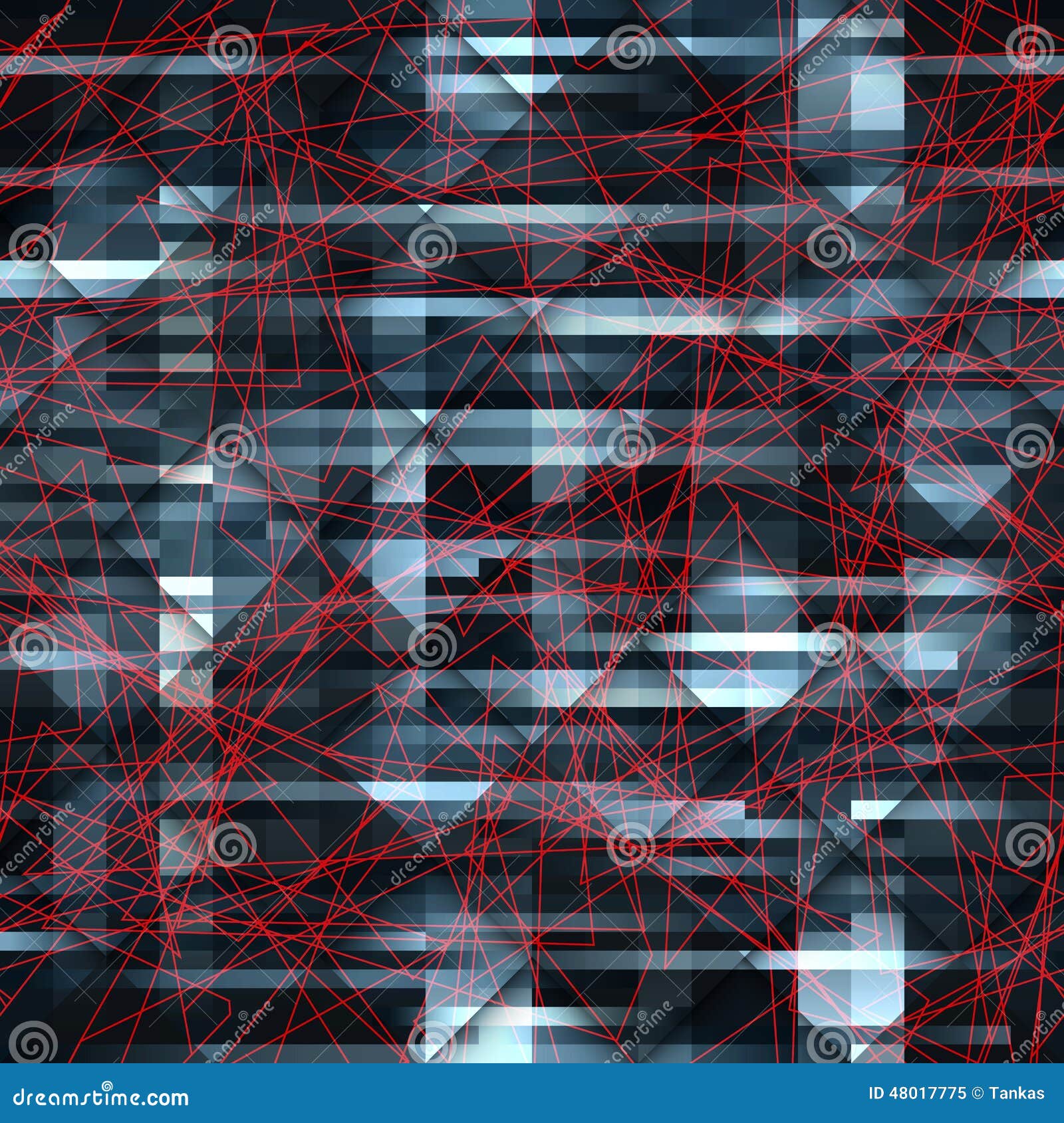 Dark Abstract Pattern with the Red Lines. Stock Vector - Illustration ...
