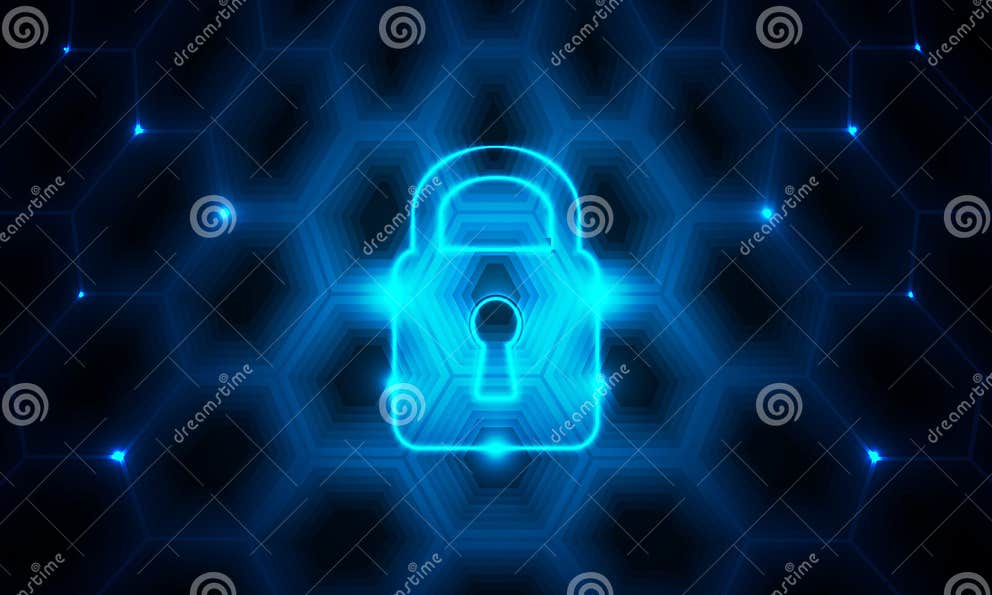 Dark Abstract Security Background. Stock Vector - Illustration of ...