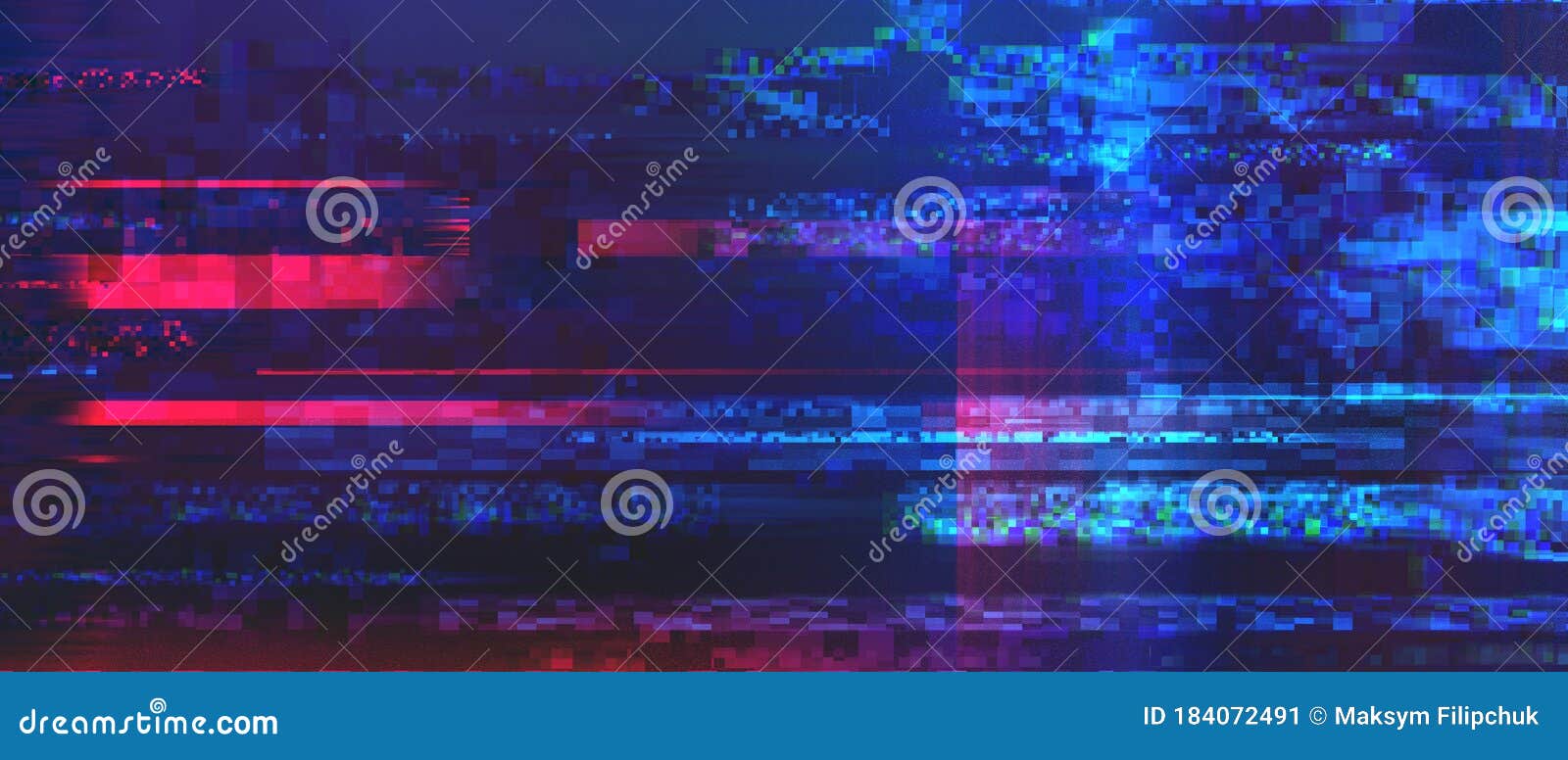 Dark Abstract Signal Crash Effect Stock Illustration - Illustration of ...