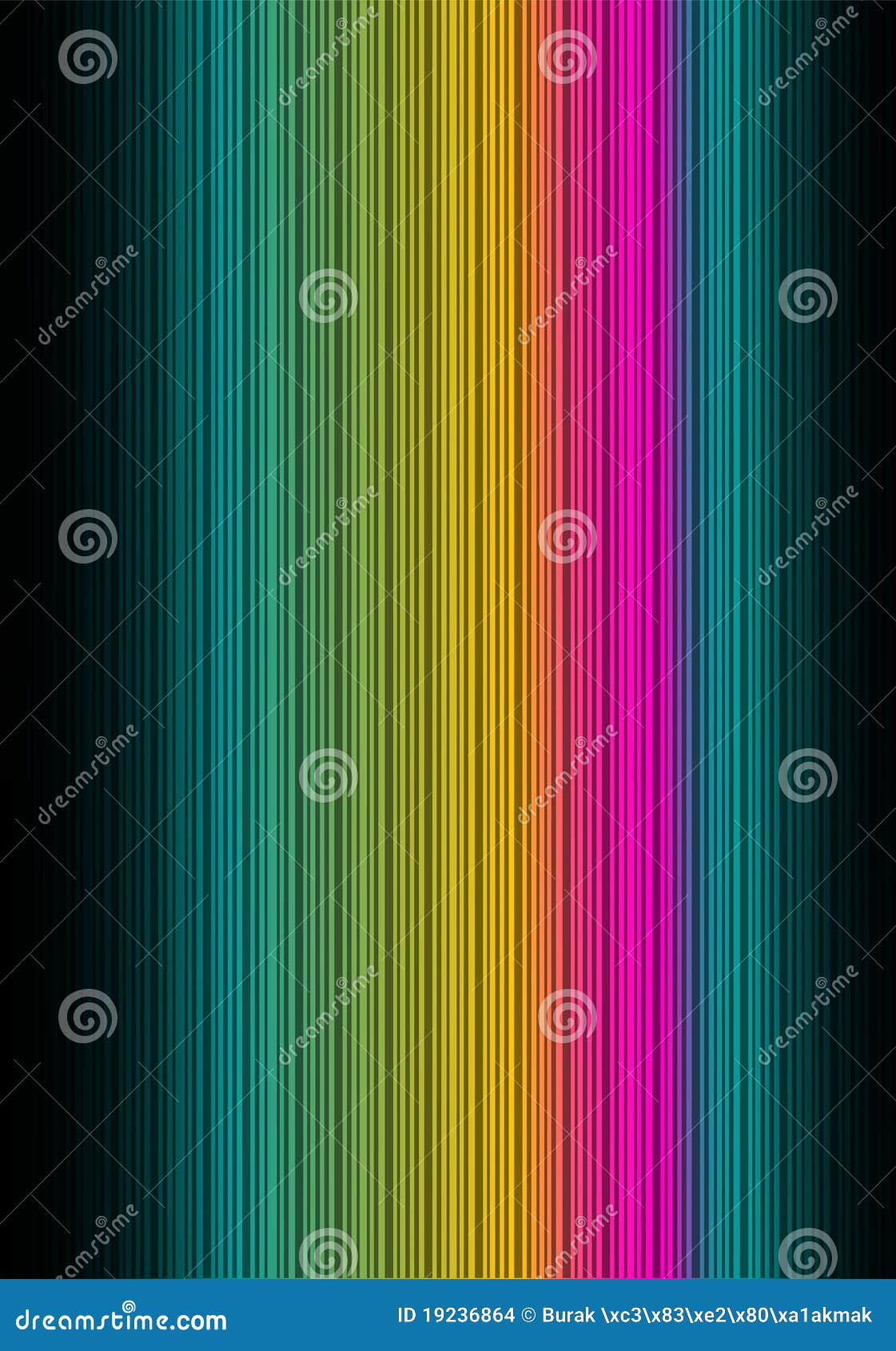 Dark Abstract Spectrum Background.Vertical. Stock Vector - Illustration ...