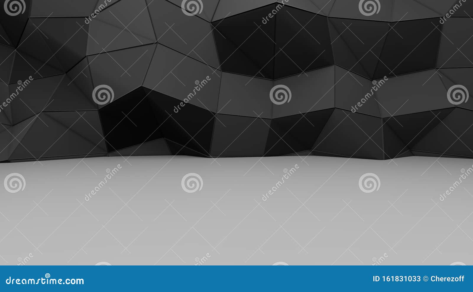 Dark Abstract Studio Background. 3D Rendering Stock Illustration ...
