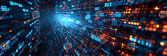 Dark Abstract Technology Background with Translucent Program Code Stock Photo - Image of ...